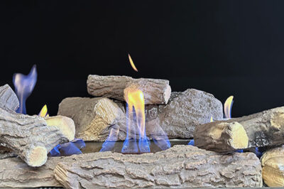 Logs, Branches, Embers, & Driftwood Media Options | Flare Fireplaces